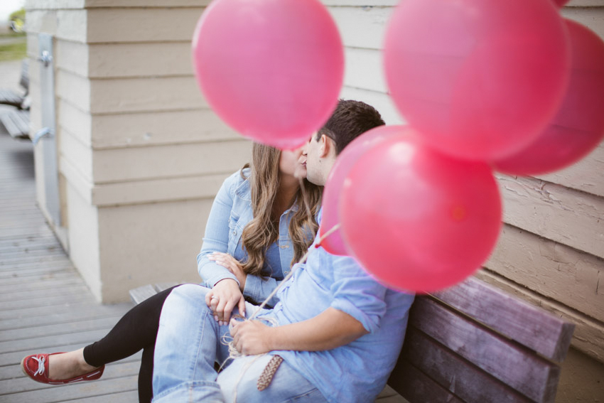Engagement Photo Shoot at Cherry Beach | Purple Tree Wedding Photographers