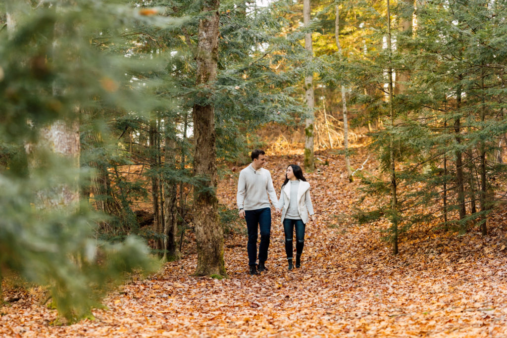 Outdoor Engagement Photos | Purple Tree Wedding Photographers