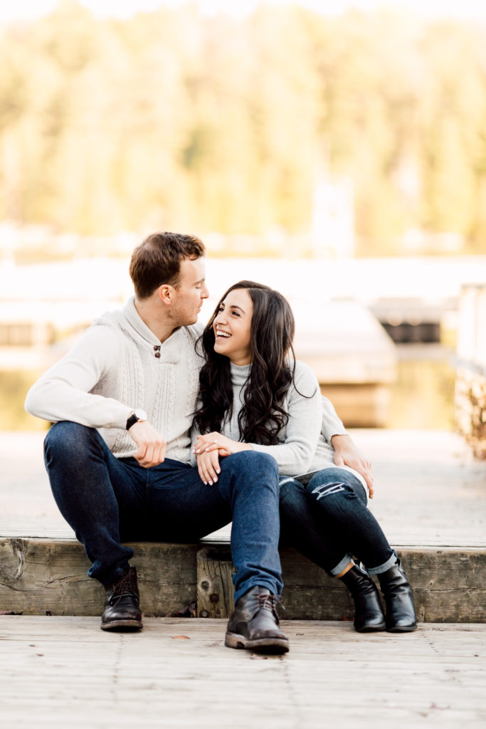 Outdoor Engagement Photos | Purple Tree Wedding Photographers