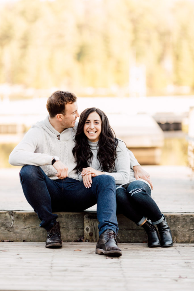 Outdoor Engagement Photos | Purple Tree Wedding Photographers