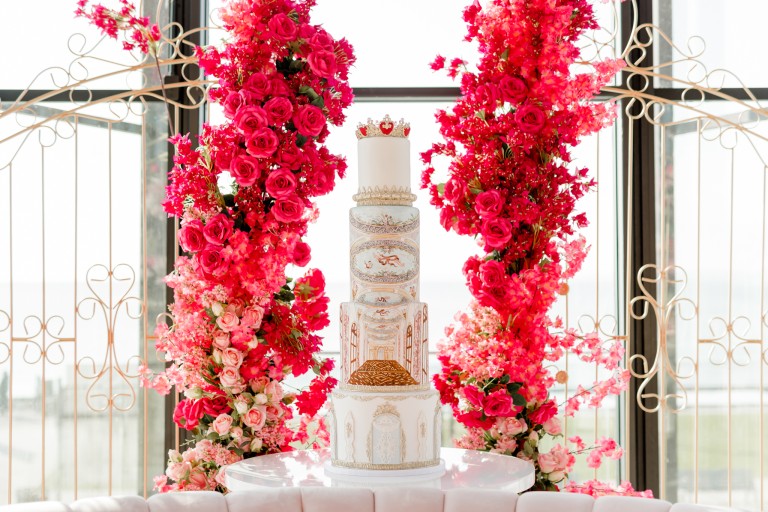 A Pink Italy-Inspired Bridal Shower at Spencer’s At The Waterfront