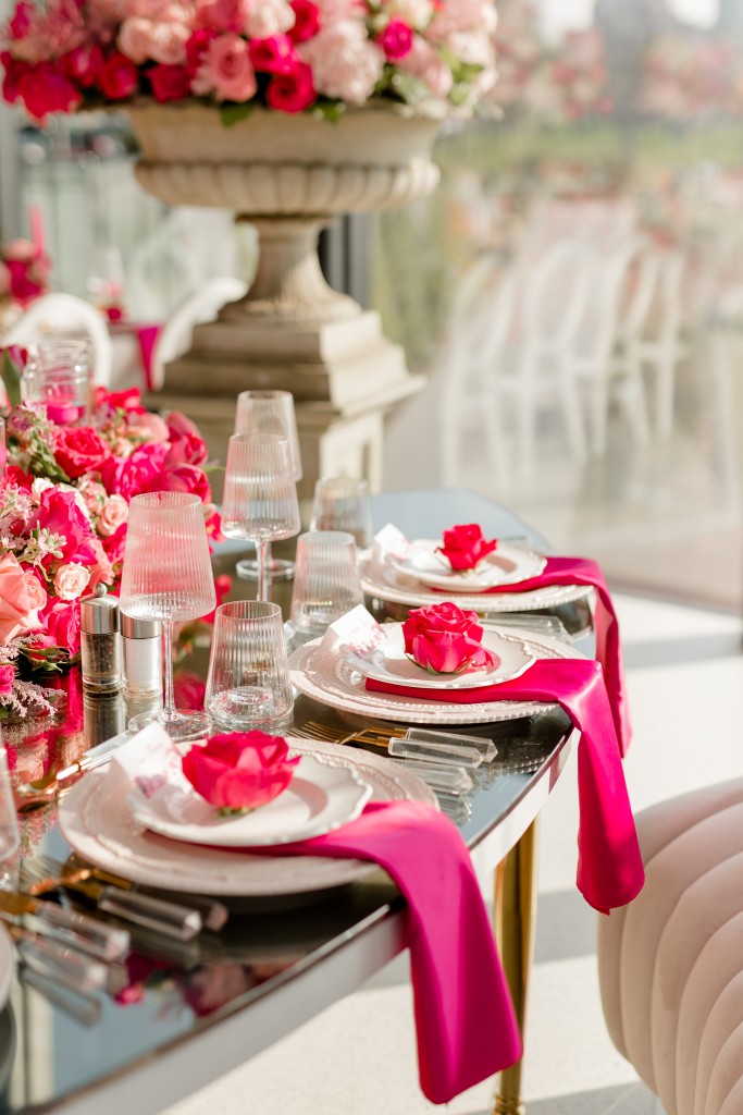 A Pink Italy-Inspired Bridal Shower at Spencer’s At The Waterfront